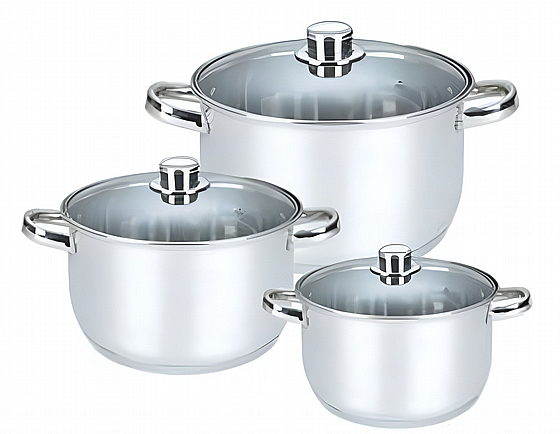 באלי buy - קנייה חכמה מתחילה כאן | סט 3 סירים עשוי מנירוסטה עמיד וחזק 3 ...