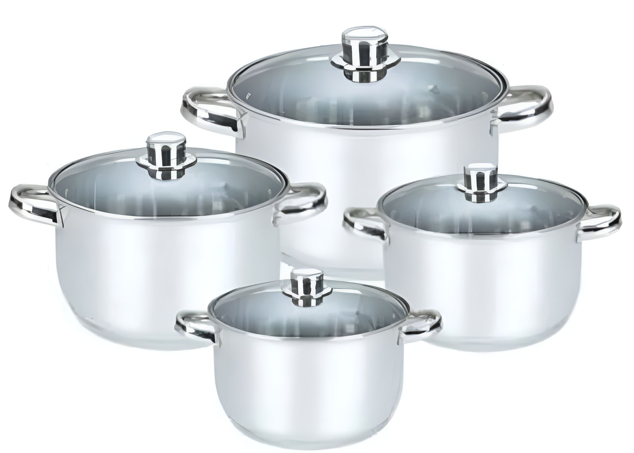 באלי buy - קנייה חכמה מתחילה כאן | סט 4 סירים עשוי מנירוסטה עמיד וחזק ...