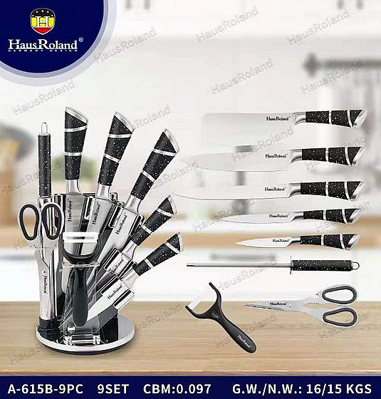 באלי buy - קנייה חכמה מתחילה כאן | סט 8 סכינים איכותי + בסיס מסתובב ...